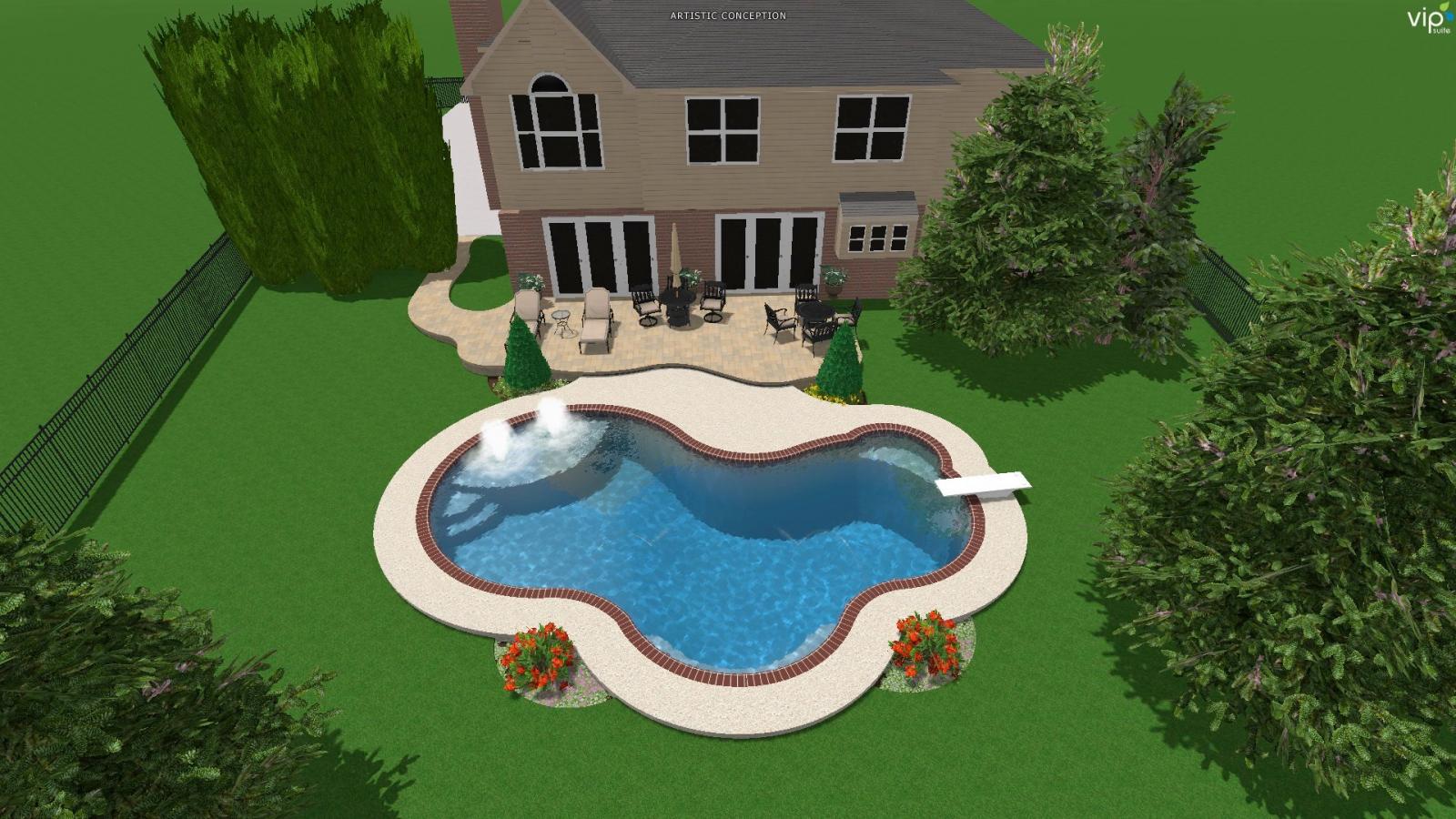 Pool Studio Graphic Designs | AZ Pools, Spas, Land Architects
