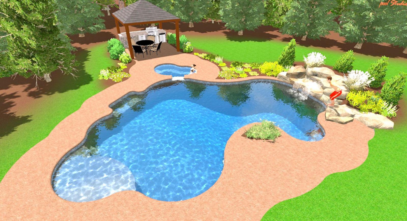 Pool Studio Graphic Designs | AZ Pools, Spas, Land Architects